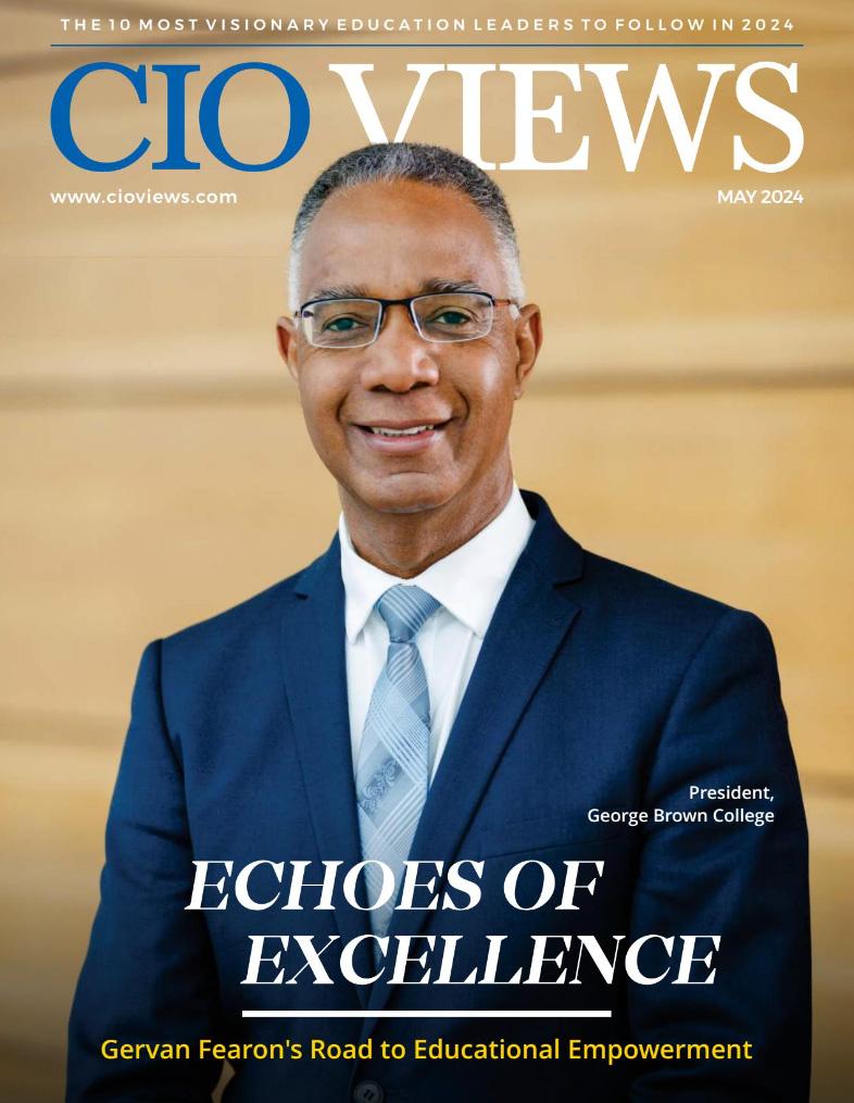 GBC PRESIDENT DR. GERVAN FEARON FEATURED ON THE COVER OF CIO VIEWS MAGAZINE