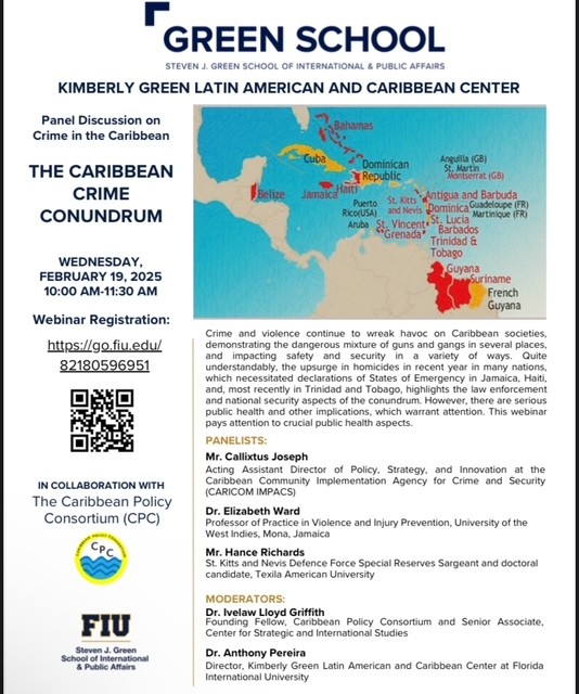 The Public Health Dimension of the Caribbean Crime Conundrum